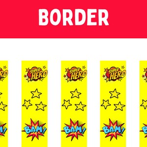 Superhero Back to School Bulletin Board Kit L Superhero Theme L Door ...