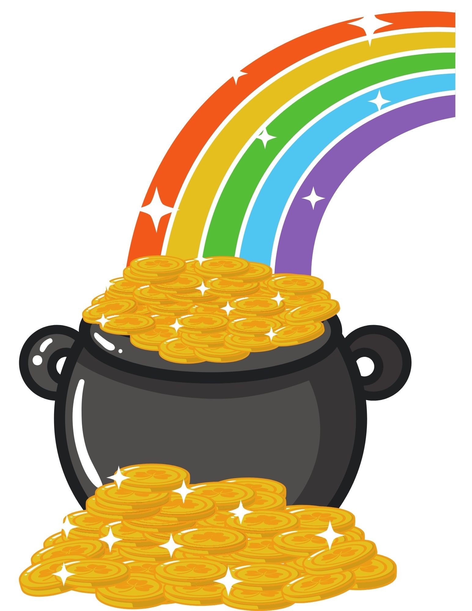 Retro St. Patrick's Day Bulletin Board Kit L Groovy March Bulletin ...