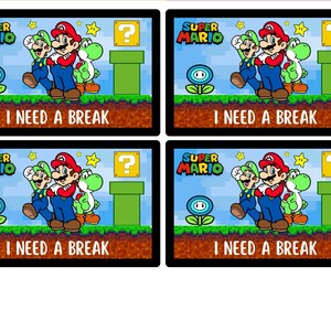 Social Story Bundle- Token Board, Break Card, Power Cards, Green/red ...