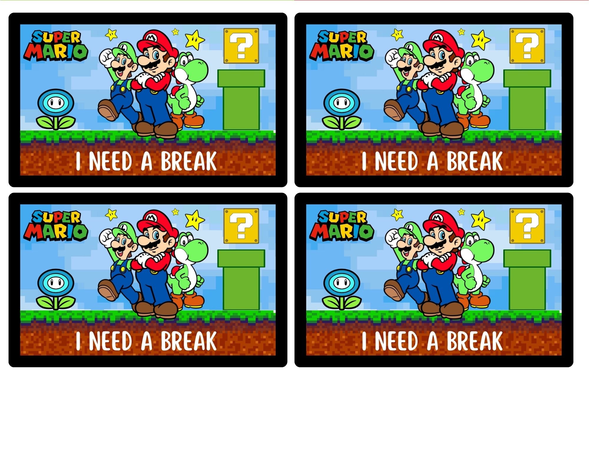 Social Story Bundle- Token Board, Break Card, Power Cards, Green/red ...