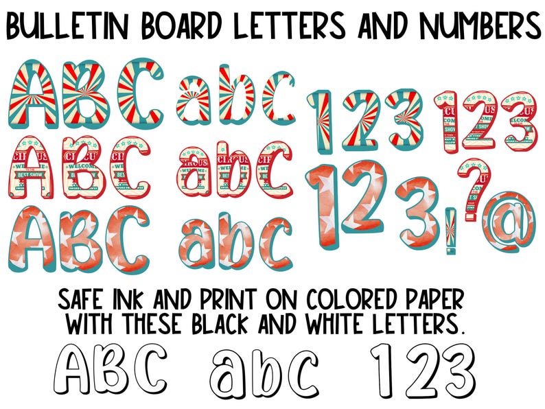Circus Bulletin Board Bundle | Editable Classroom Decor | Big Top Theme ...