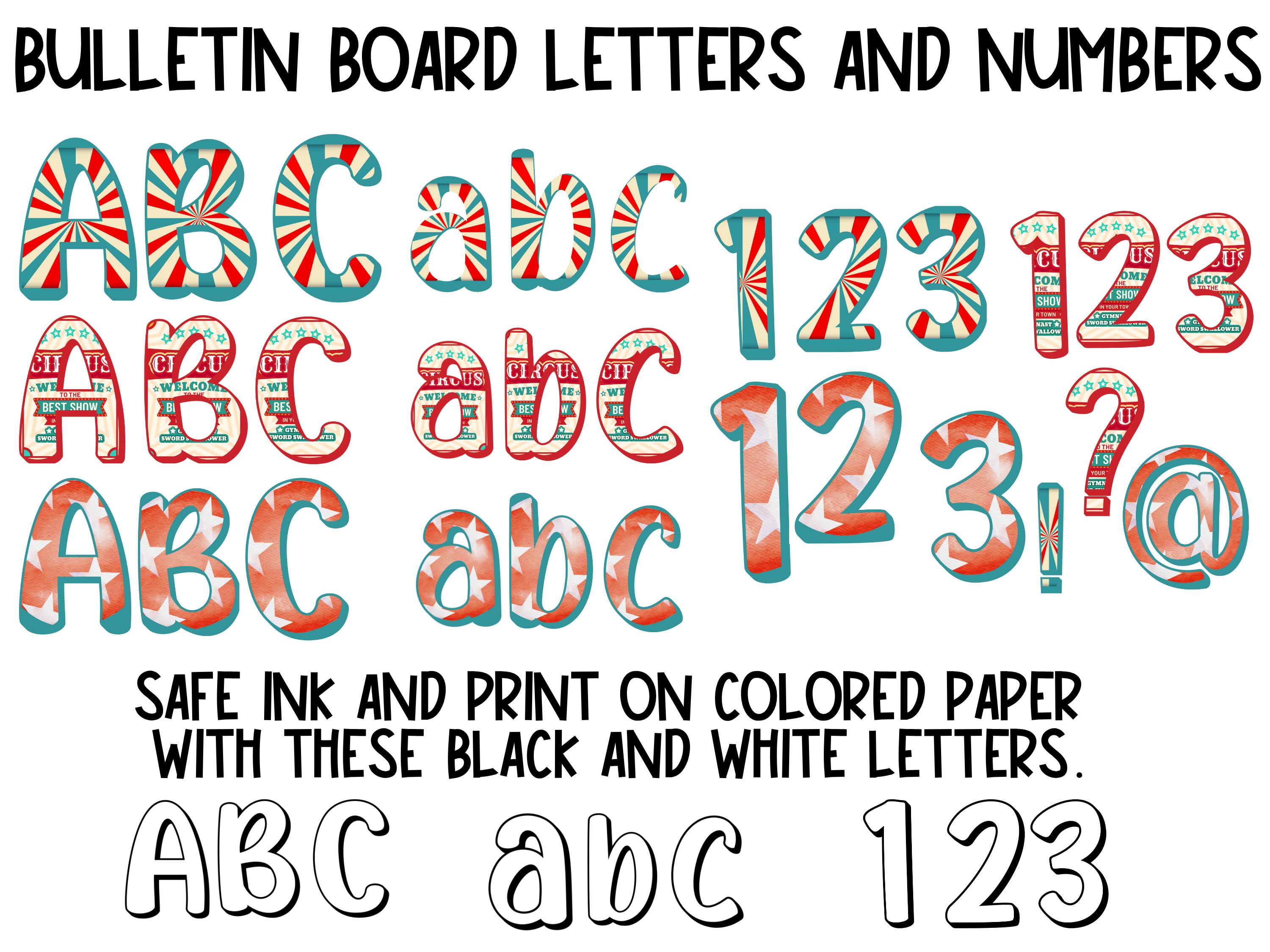 Circus Bulletin Board Bundle | Editable Classroom Decor | Big Top Theme ...