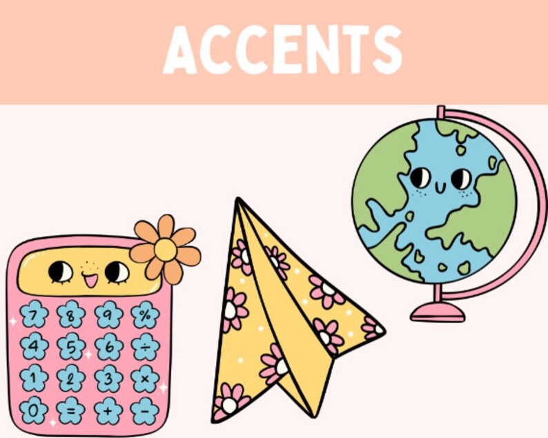 Groovy Pastel Back to School Bulletin Board Kit L Groovy Classroomtheme ...