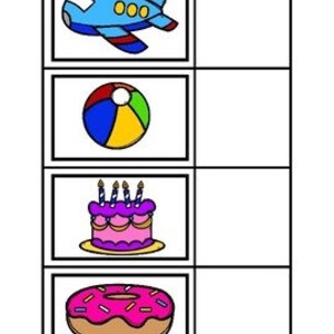 Beginning Letter Sound Task Box L Preschool Activity L Kindergarten ...