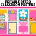 Retro Classroom Decor L Retro Posters for Bulletin Board or Classroom ...