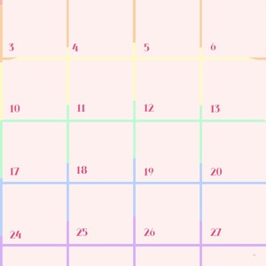 Rainbow Teacher Printable Planner 2023-2024 Academic Planner, Instant ...