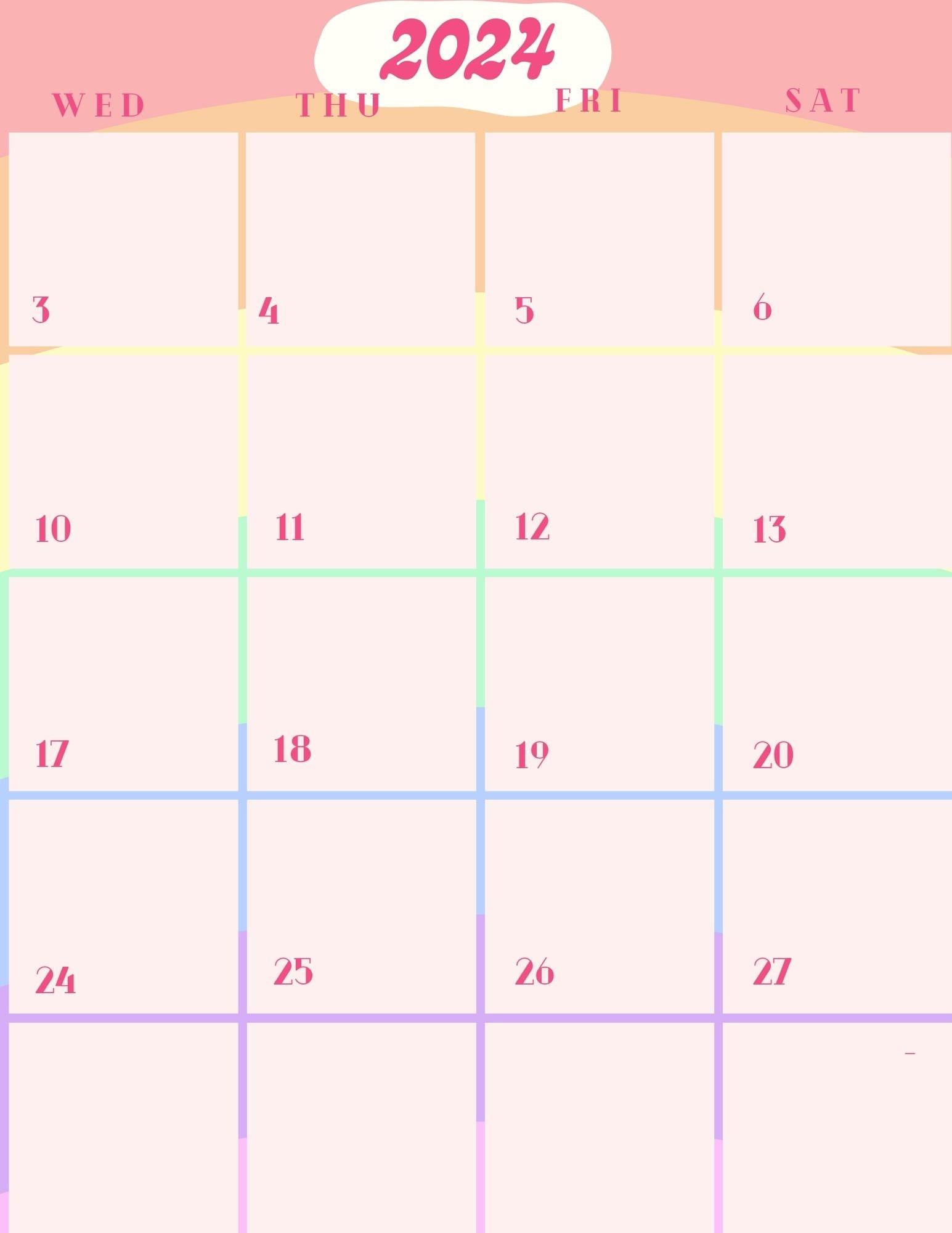 Rainbow Teacher Printable Planner 2023-2024 Academic Planner - Etsy