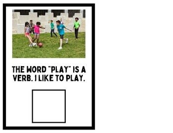 Special Education Verb Adapted Book (interactive Book) Life Skills ...