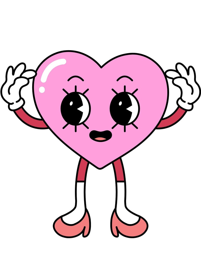 Retro Valentine's Day Bulletin Board Kit L February Class Decor L Disco ...