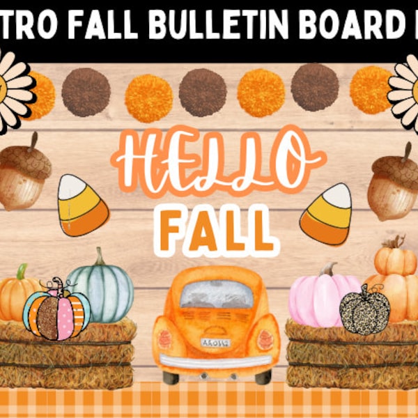 Fall Bulletin Board - Etsy