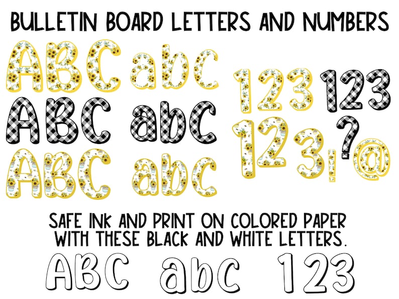 Sunflower Bulletin Board Bundle | Editable Classroom Decor | Bright ...