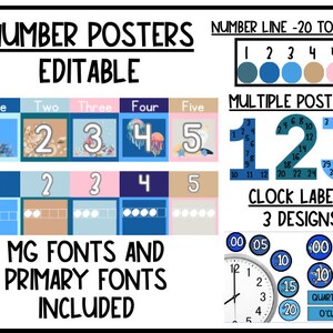 Ocean Themed Classroom Decor Bundle L Coastal Themed Classroom Decor ...