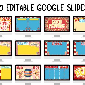 Circus Bulletin Board Bundle | Editable Classroom Decor | Big Top Theme ...