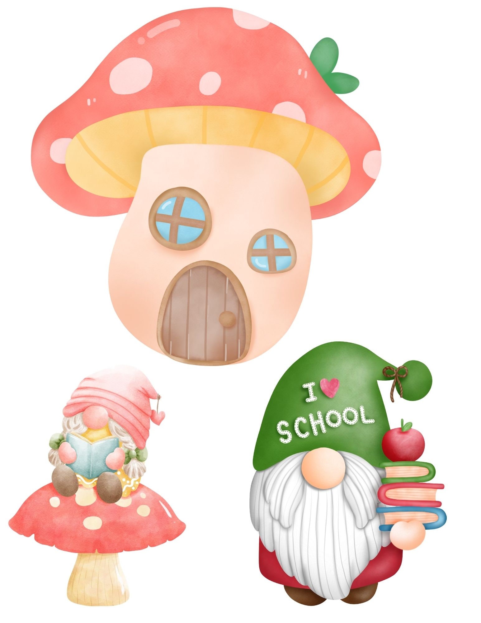 Back to School Bulletin Board Kit L Gnome Bulletin Board Set L ...