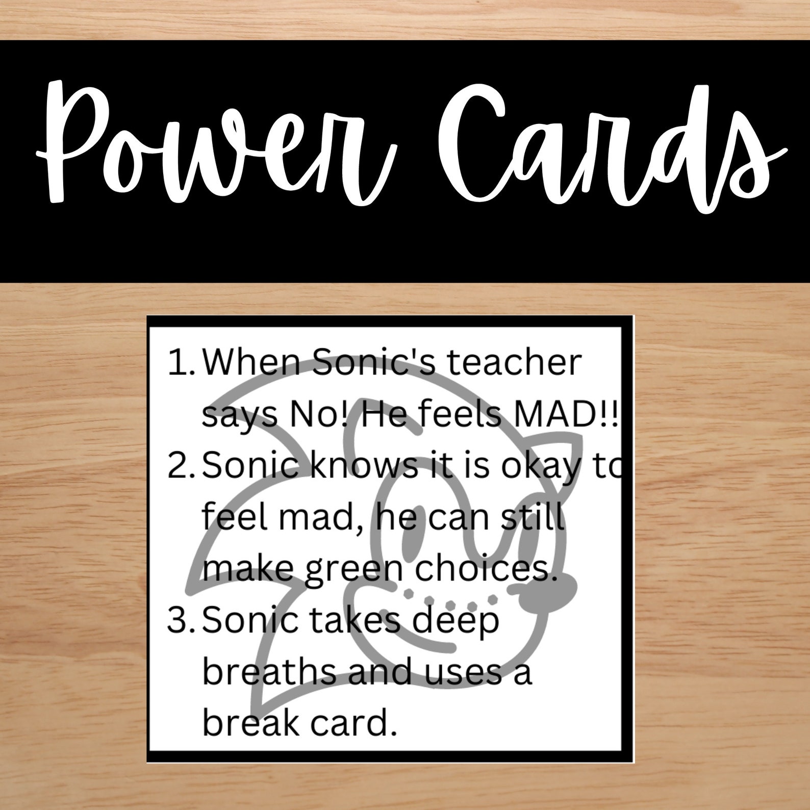 Social Story for No Hitting (also Included: Token Board, Power Cards ...