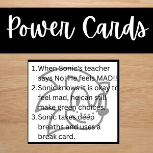 Social Story for No Hitting (also Included: Token Board, Power Cards ...