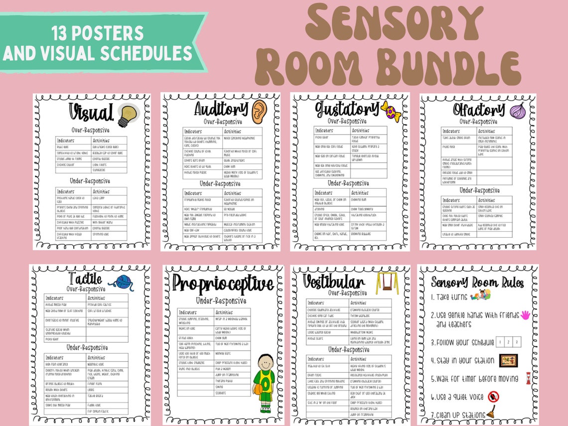 Sensory Room Bundle of Resources L Special Education Decor L - Etsy
