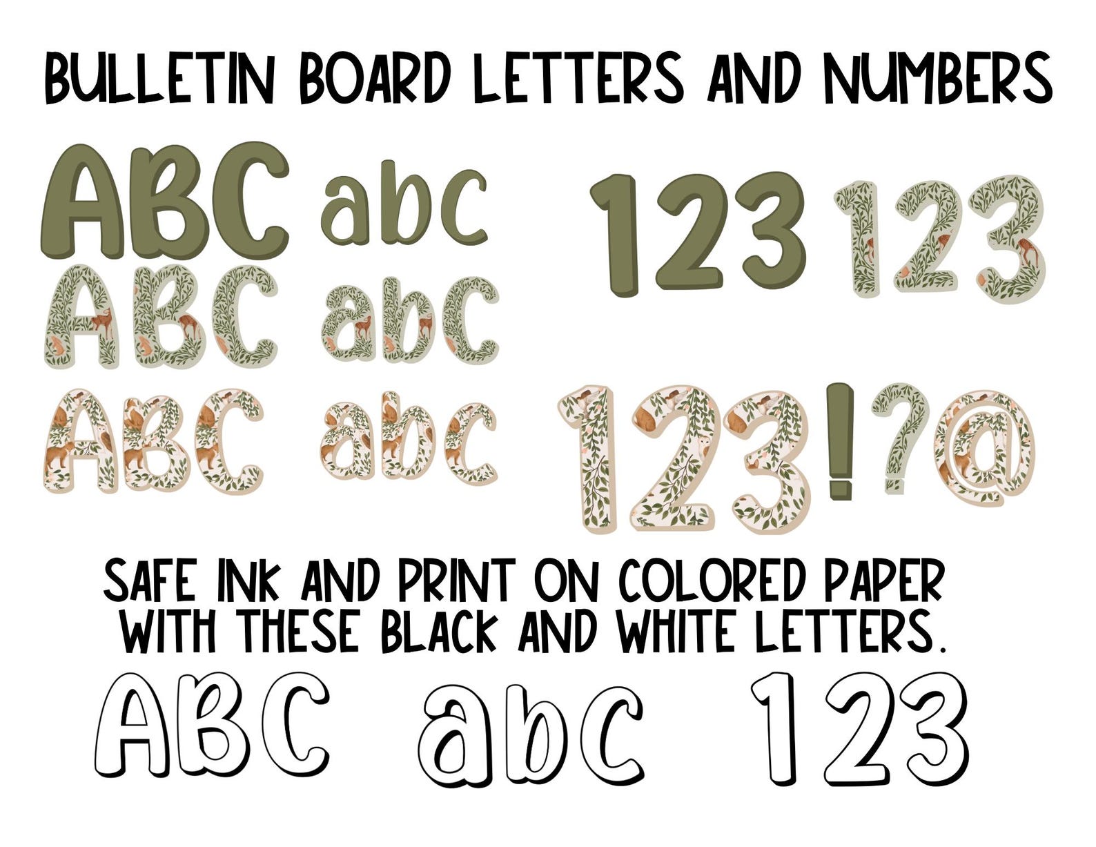 Woodland Bulletin Board Bundle | Forest Animal Classroom Decor | Rustic ...