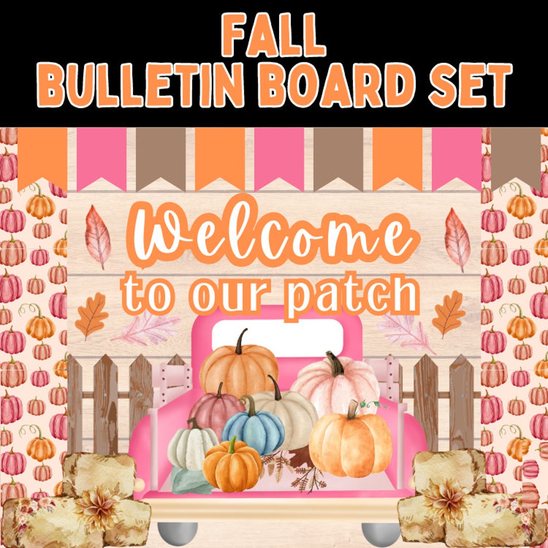 Fall Bulletin Board Kit for Elementary Classroom Decor - Homeschool ...