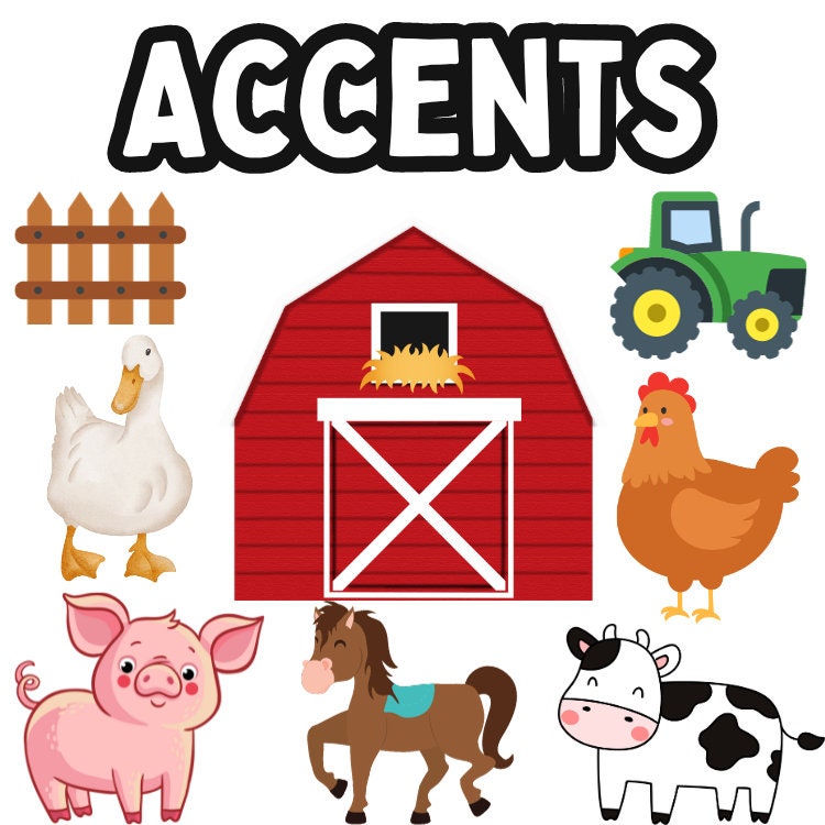 On the Farm Bulletin Board Kit L Kindergarten Decor L Farm Theme L Door ...