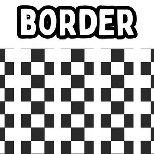 Black and White Bulletin Board Kit L No Color Ink Bulletin Board Set L ...