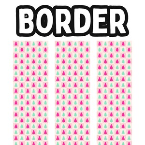 Christmas Bulletin Board Kit: Retro Pastel Christmas Tree Door Decor ...