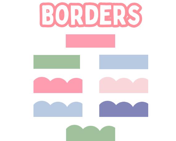 Pastel Bow Bulletin Board Letters and Border L Coquette Door Decor L ...