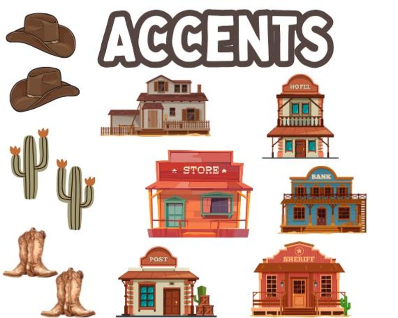 Western Bulletin Board Kit L Western Bulletin Board Set L Western ...