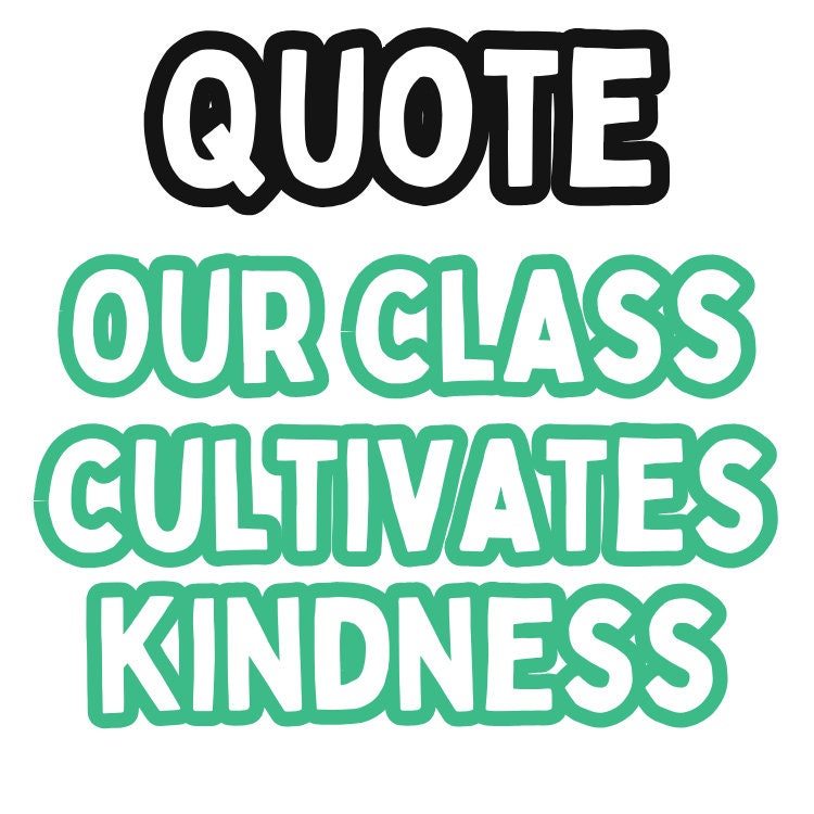 Watercolor Cactus Succulent Bulletin Board Kit L Cultivate Kindness ...