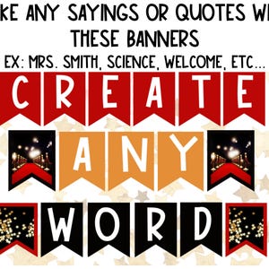 Hollywood Bulletin Board Bundle | Editable Classroom Decor | Movie ...