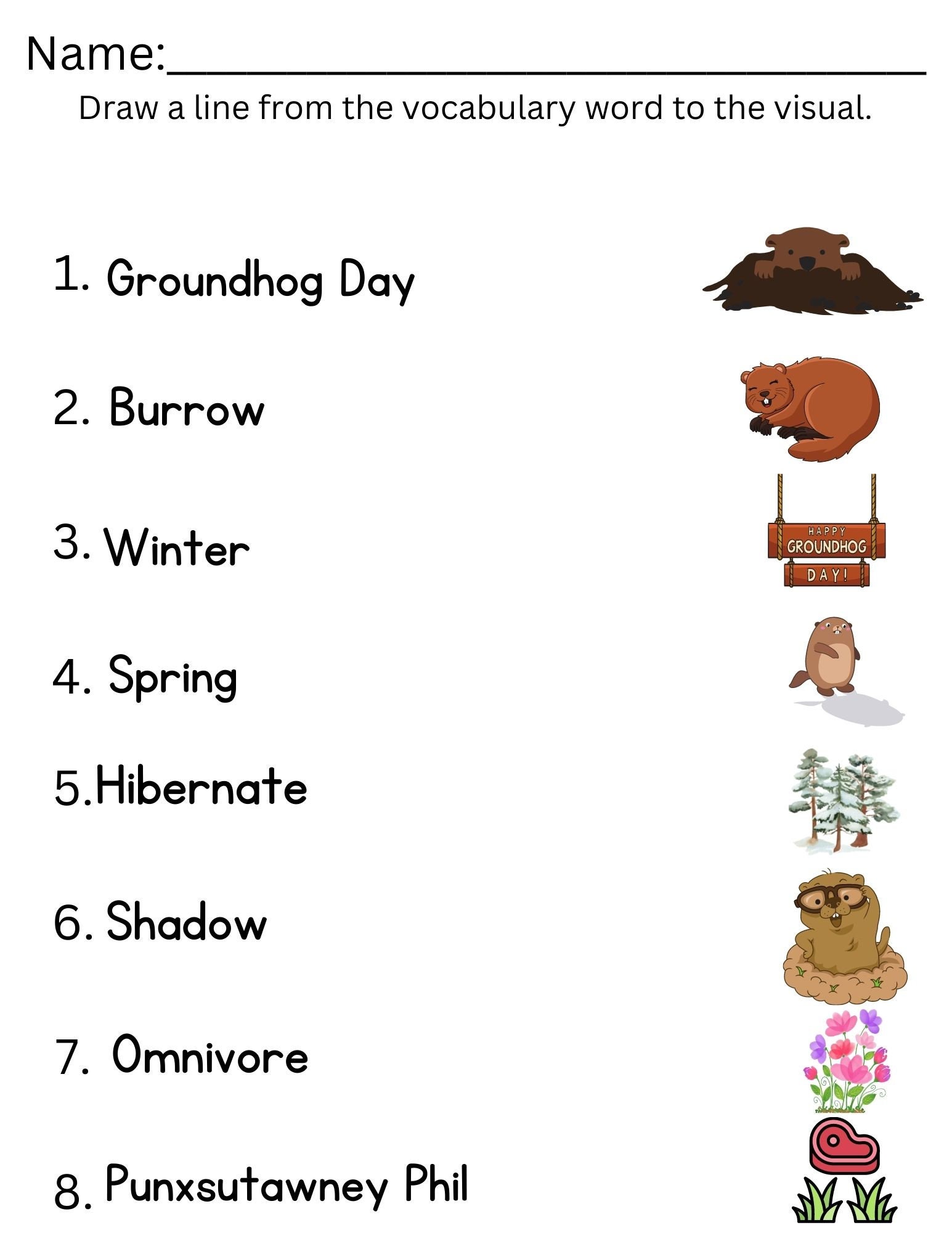 Groundhog Day Activity Bundle for Kids: Homeschool, Pre-k, Kindergarten ...