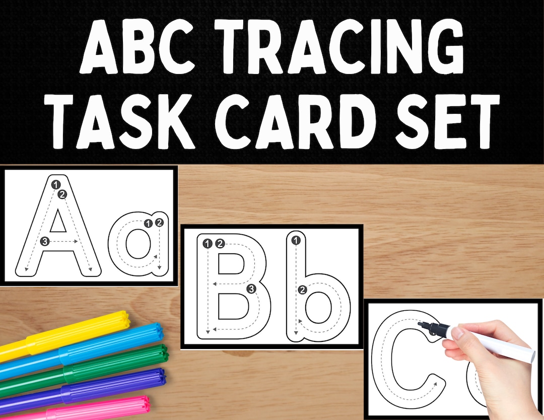 Tracing Task Box Activity L Preschool Activity L Kindergarten Center L ...