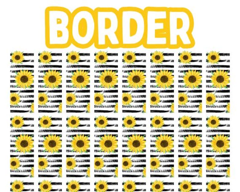 Sunflowers Bulletin Board Kit L Sunflower Bulletin Board Set L ...