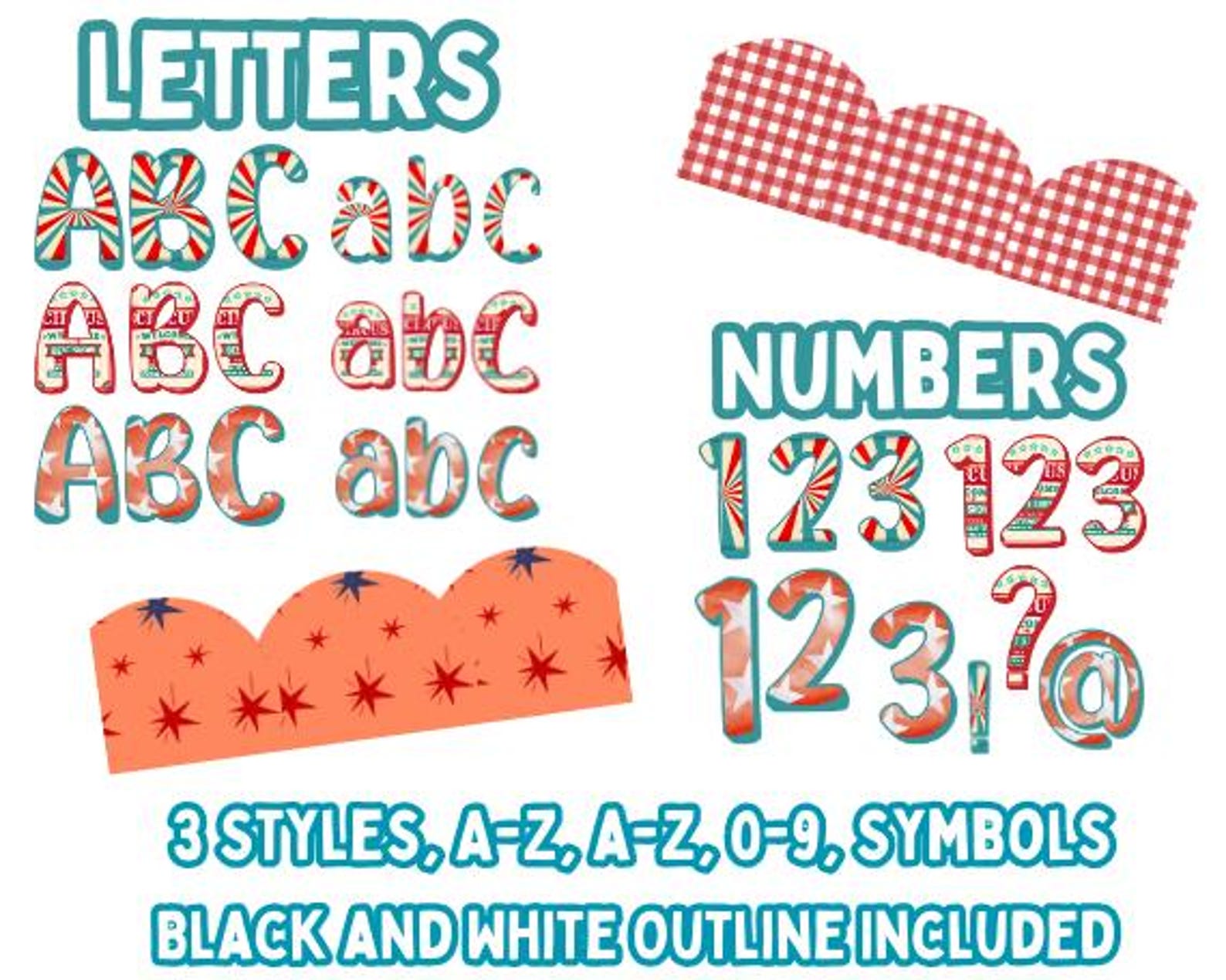 Circus Bulletin Board Letters and Borders L Circus Door Decor L Circus ...