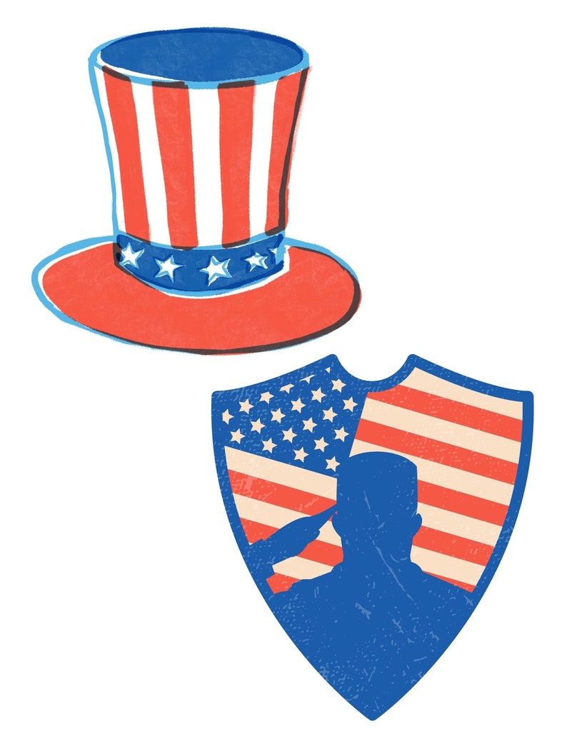 Retro Back to School American Bulletin Board Kit L Patriotic Class ...