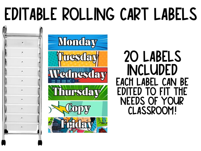 Superhero Bulletin Board Bundle | Editable Classroom Decor | Printable ...