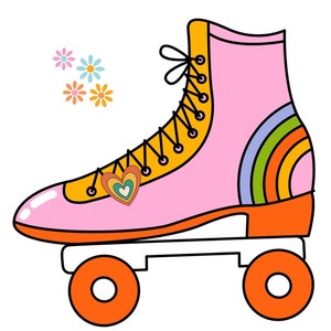 Retro Back to School Bulletin Board Kit L Disco Skater Theme L Door ...