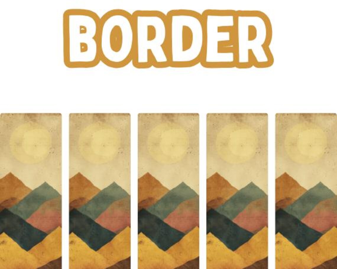 Mountain Bulletin Board Kit L Mountain Bulletin Board Set L Mountain ...