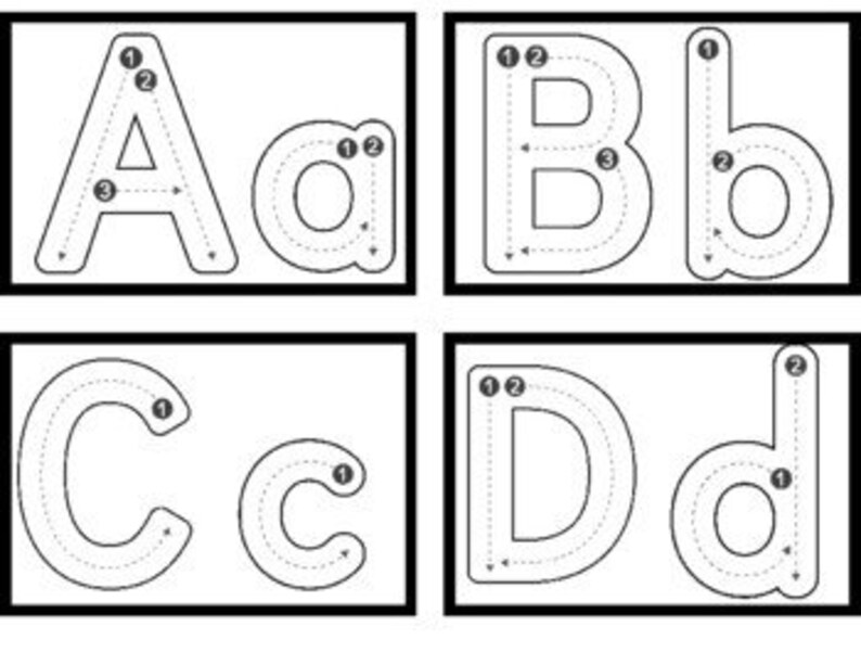 Tracing Task Box Activity L Preschool Activity L Kindergarten - Etsy