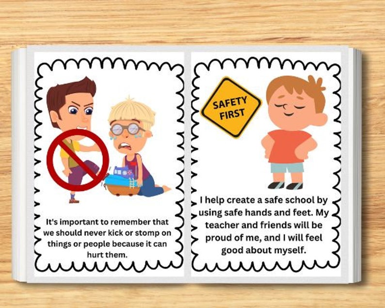 Social Story: Safe Hands and Feet L Social Emotional Learning L Special ...