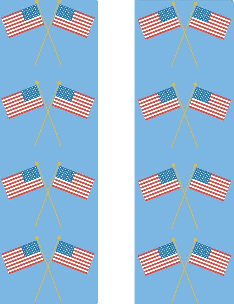 Retro Back to School American Bulletin Board Kit L Patriotic Class ...