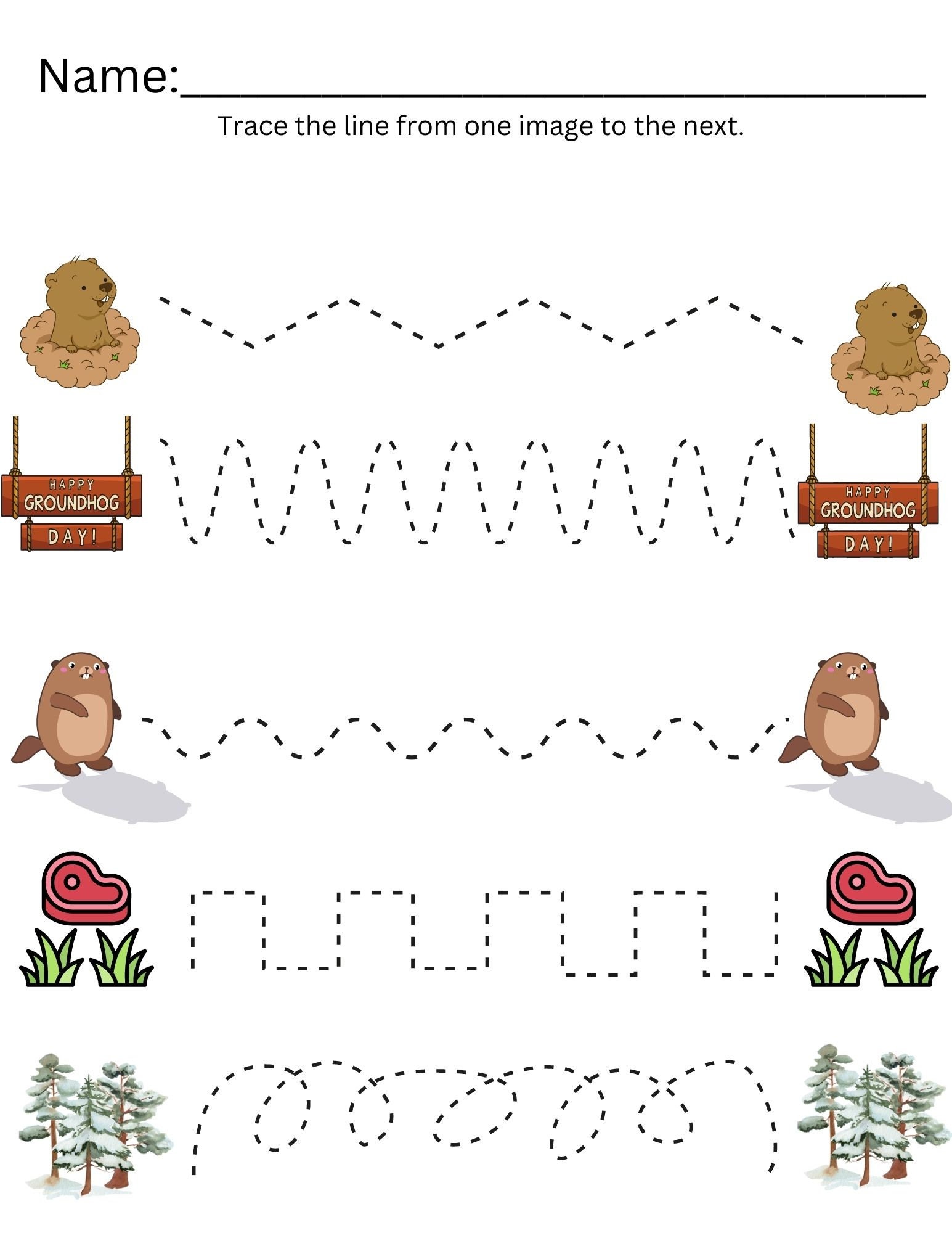 Groundhog Day Activity Bundle for Kids: Homeschool, Pre-k, Kindergarten ...