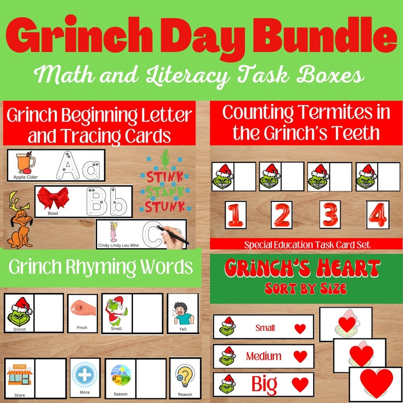 Christmas Interactive Activities for Special Education, Homeschool, or ...