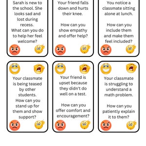 Social Skills Activity L Empathy Social Skills Game L Social Emotional ...