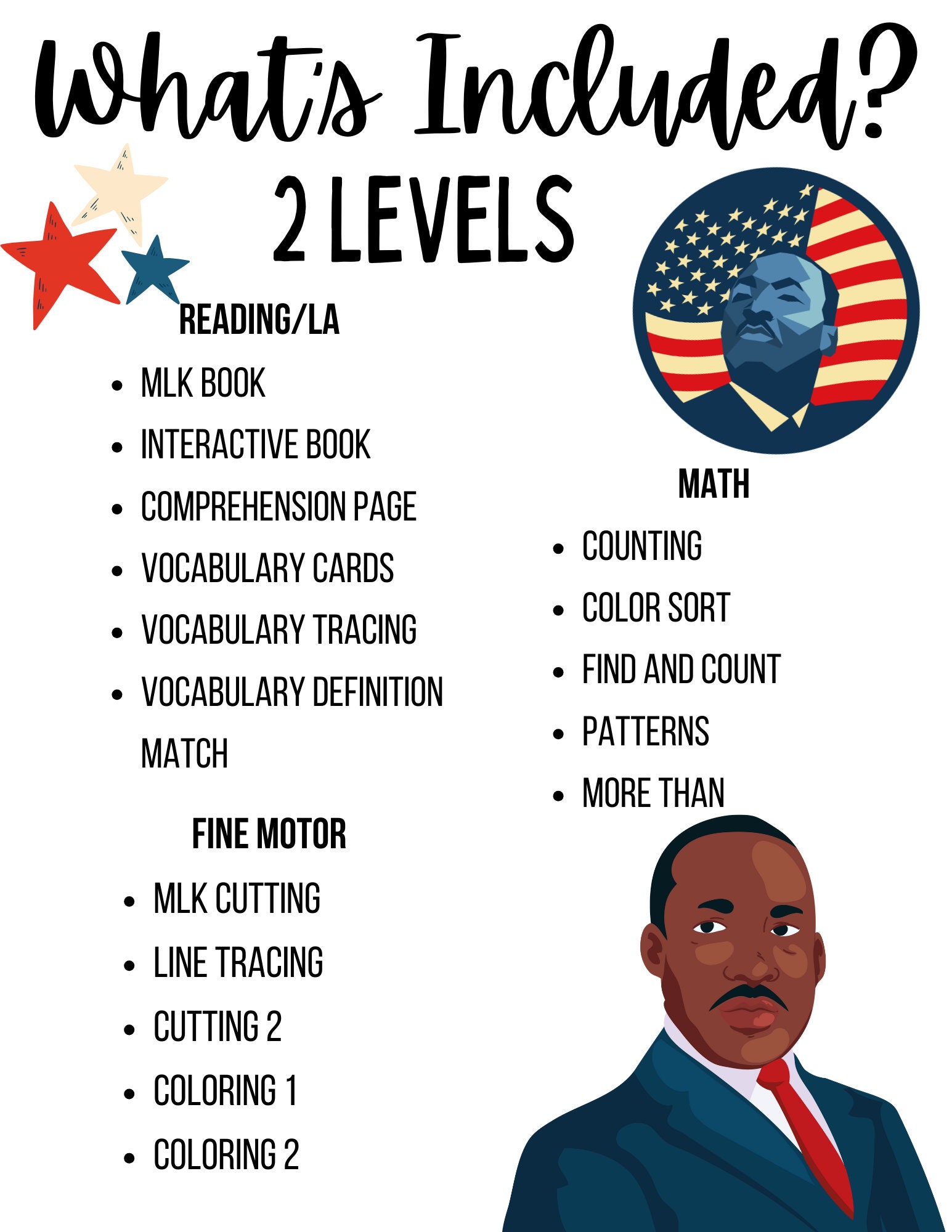 Martin Luther King Jr. Day Activity Bundle for Kids: Homeschool, Pre-k ...