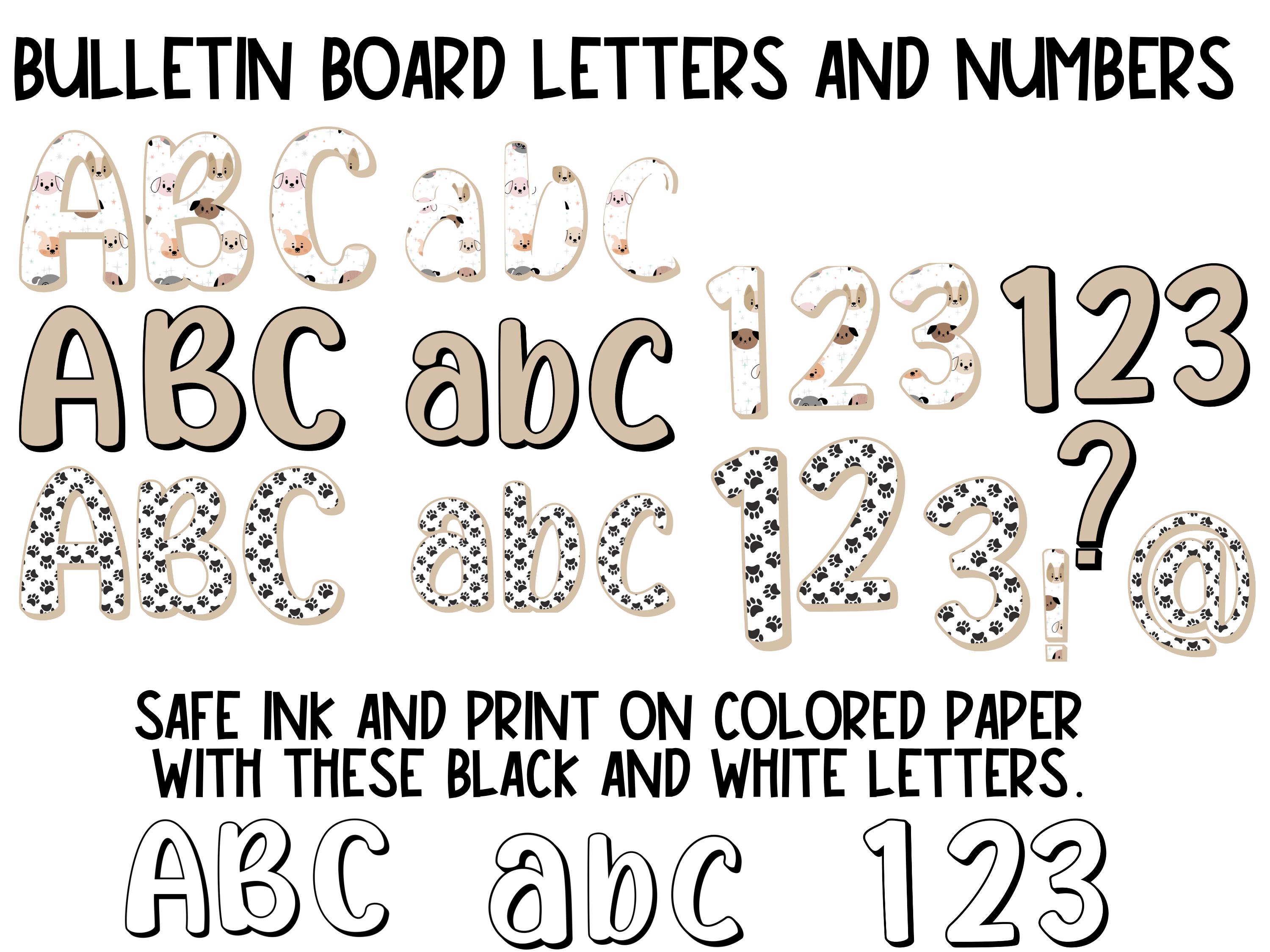 Dog Bulletin Board Bundle | Editable Classroom Decor | Printable Puppy ...