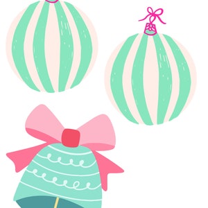 Christmas Bulletin Board Kit: Retro Pastel Christmas Tree Door Decor ...