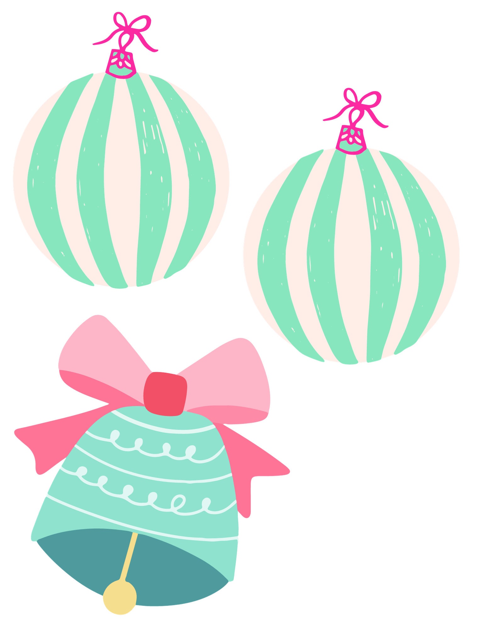 Christmas Bulletin Board Kit: Retro Pastel Christmas Tree Door Decor ...