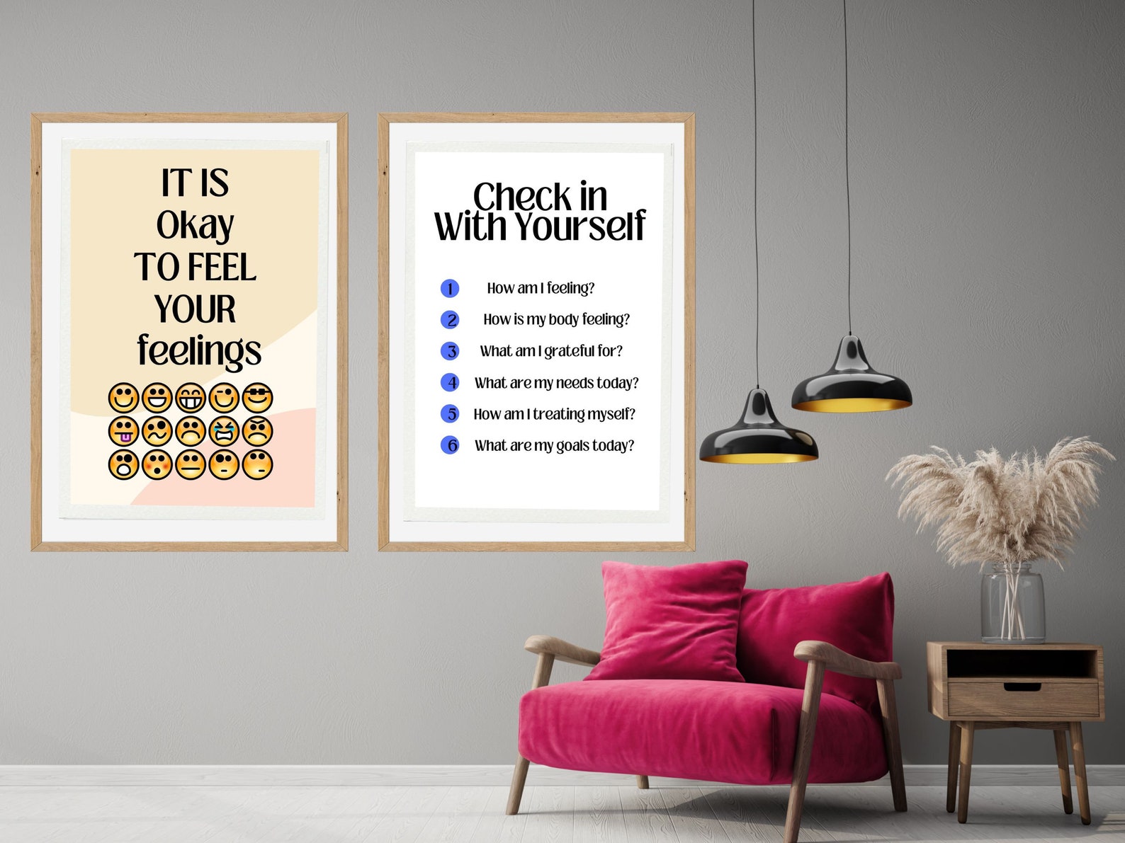 24 Calming Corner Classroom Retro Calm Down Printable Decor Wall Art ...