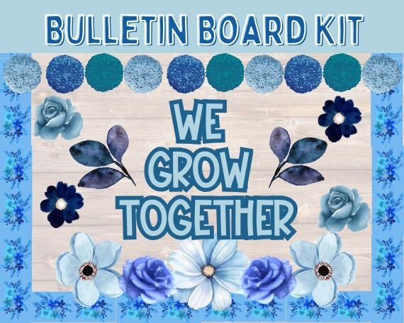 Blue Poster Board Ideas